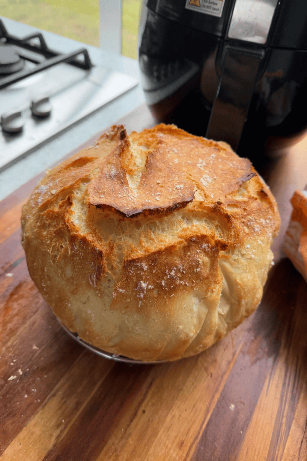 Simple and Quick Crusty Bread Loaf - Farmer's Wife Homestead