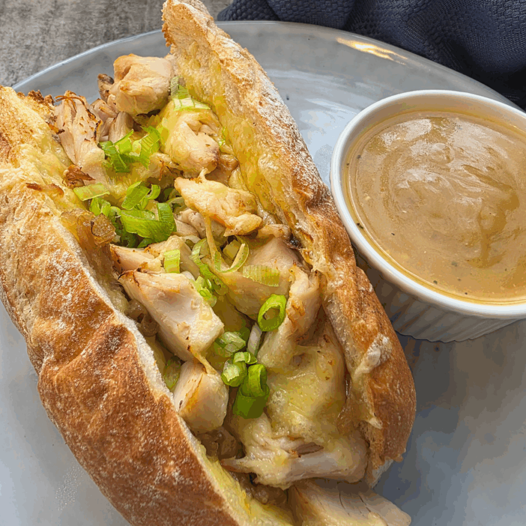Air Fryer Chicken Gravy Dunker Sub - Farmer's Wife Homestead