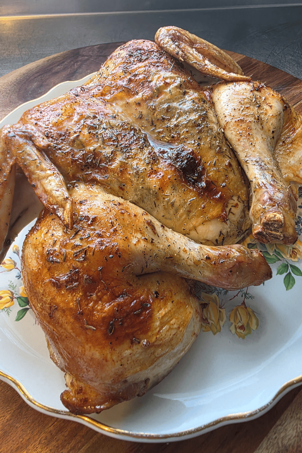 Butterflied Lemon & Thyme Chicken - Farmer's Wife Homestead